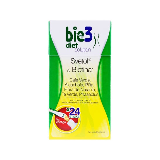 Bio3 Diet Solution Svetol e Biotin 24 sticks x 4gr | DocMorris PT