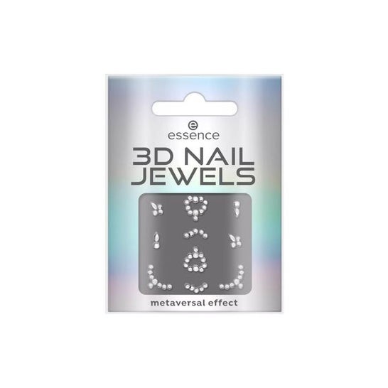 Essence 3D Nail Jewels Sticker Silver 10 Unidades | DocMorris PT