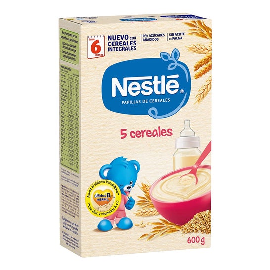 Nestlé 5 cereais sem leite 600g | DocMorris PT