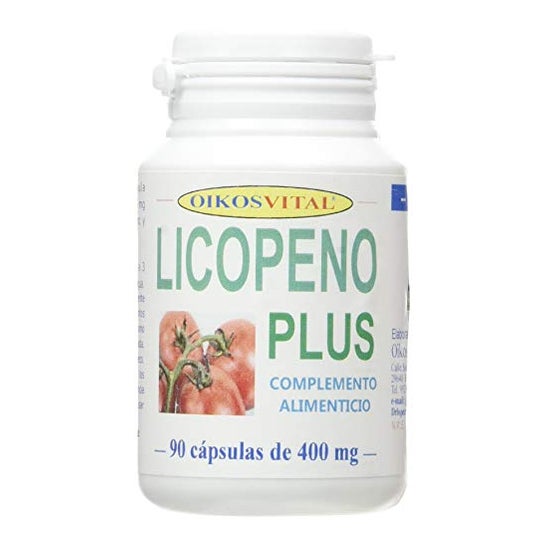 Oikos Lycopene Plus 400mg 90caps | DocMorris PT