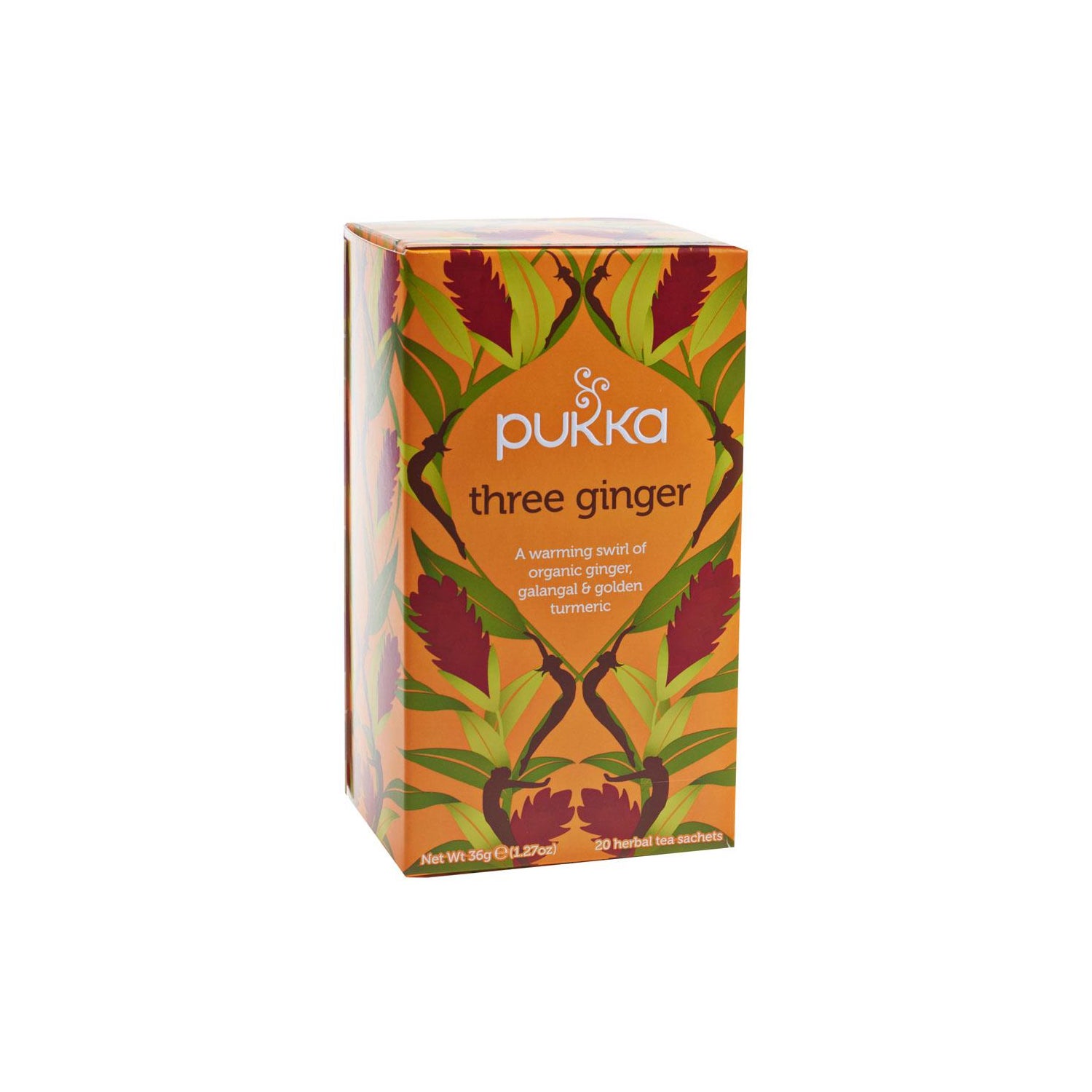 Pukka Three Ginger Tea Bio 20 Saquetas | DocMorris PT